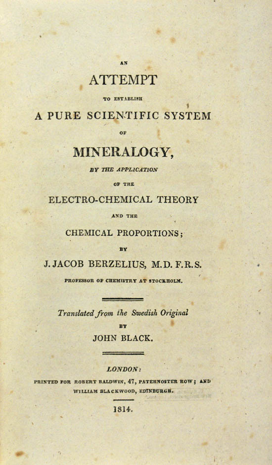 Jöns Jacob Berzelius, father of current chemical notation - Rincón ...
